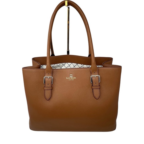 kate spade | Bags | Kate Spade Cove Street Airel Shoulder Bag Large Tote In Deep Cognac Color ...